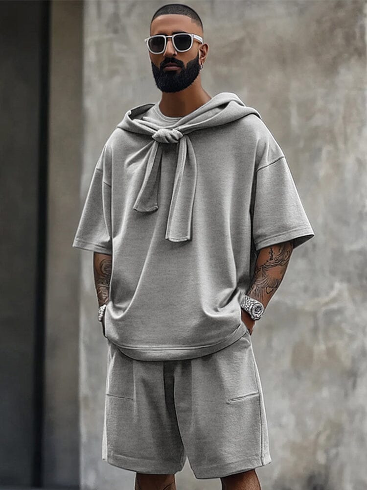 Modern Comfort Shawl Collar Cotton Set – chictango